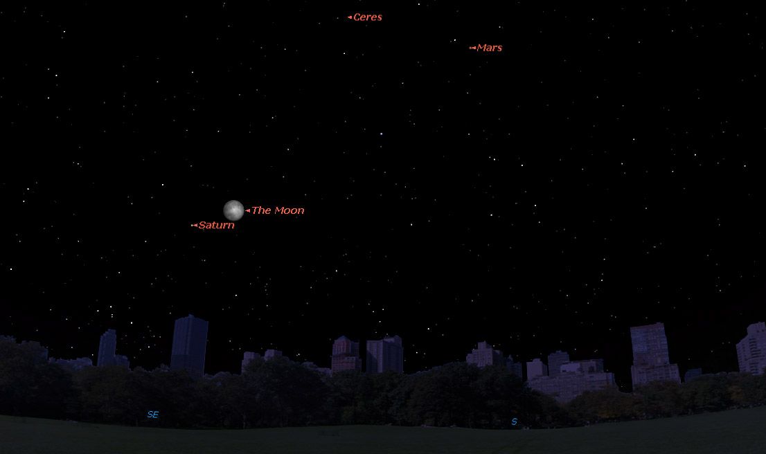 See Saturn Shine Near the Moon Tuesday: Where to Look | Space