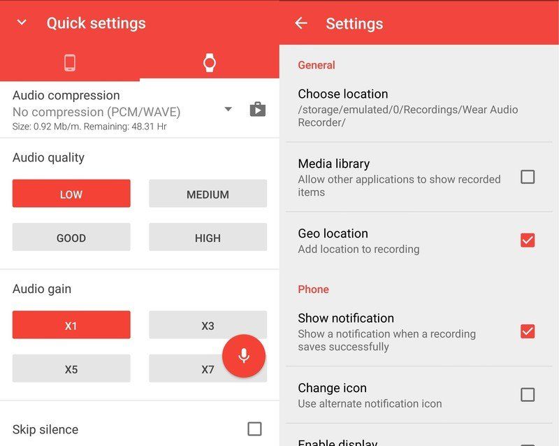 Listen to every detail with Wear Audio Recorder | Android Central