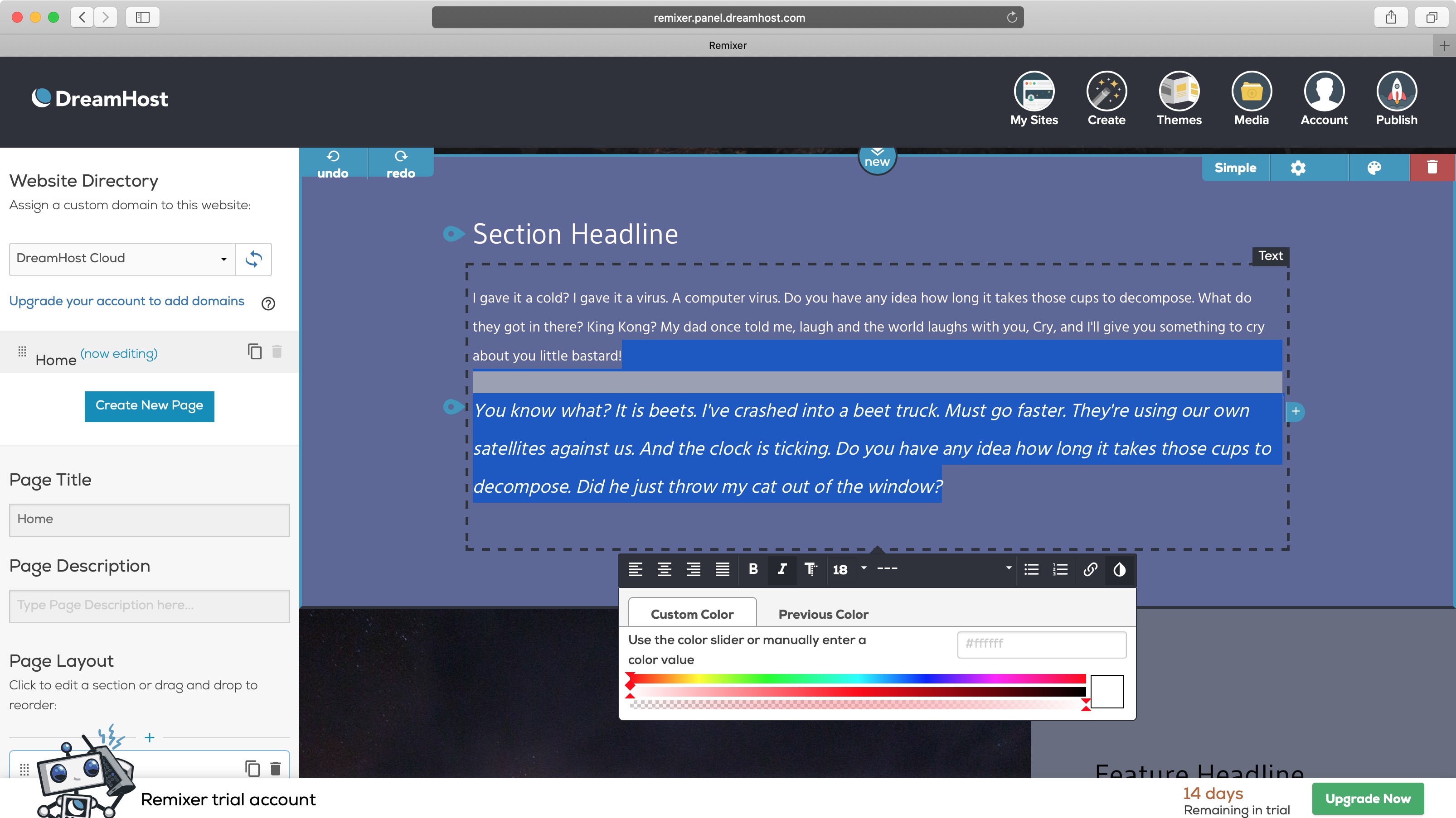 dreamhost-remixer-review-techradar