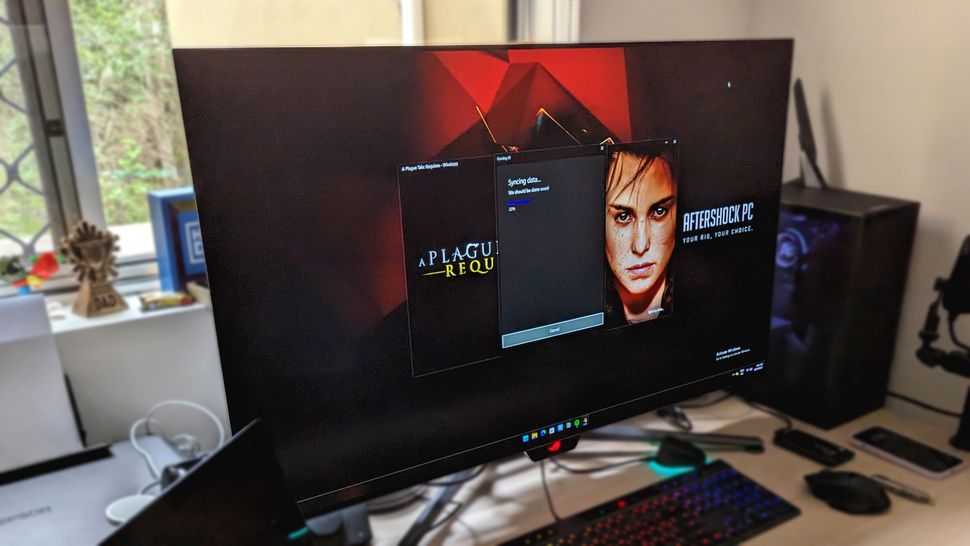 Asus Rog Swift Pg42uq 4k Oled Gaming Monitor Review Pc Gamer