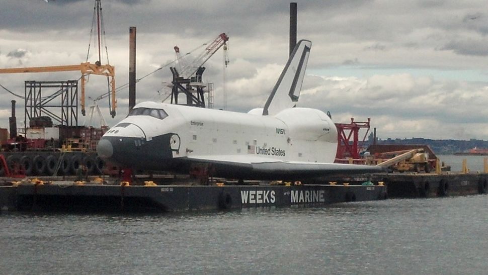 Space Shuttle Enterprise's Sea Trek to NYC Museum (Photos) | Space