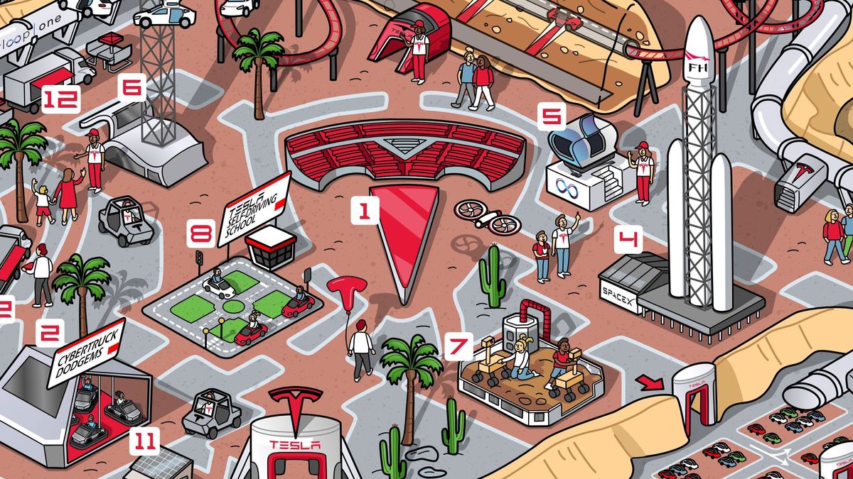 This bizarre Tesla theme park concept makes us really want to visit ...