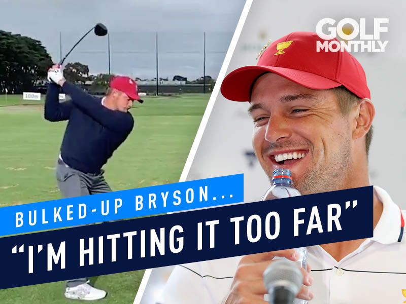 Bulked-Up Bryson DeChambeau "Hitting It Too Far" On Driving Range ...