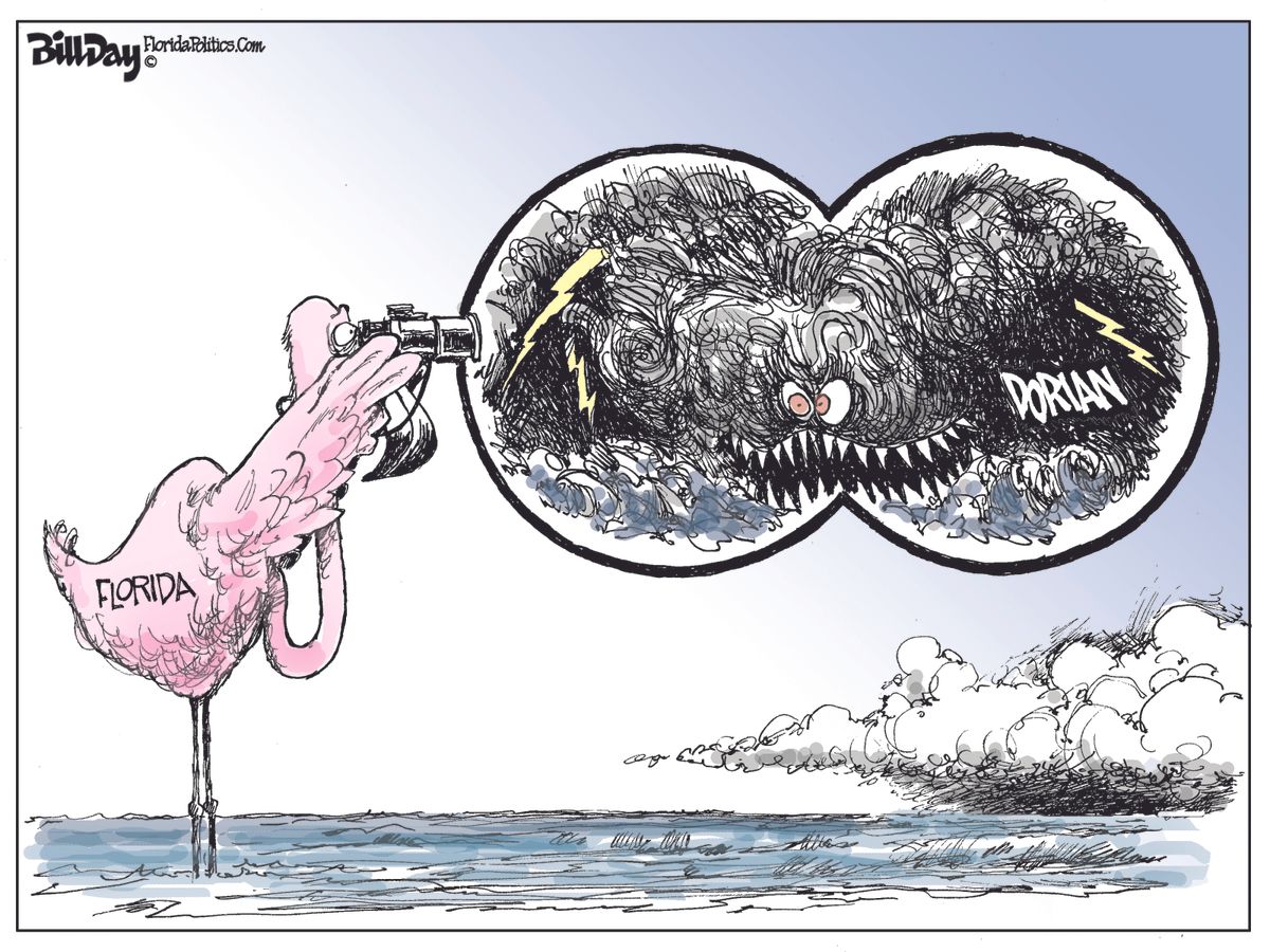 Editorial Cartoon U.S. Florida Hurricane Dorian Destruction Category 3 ...