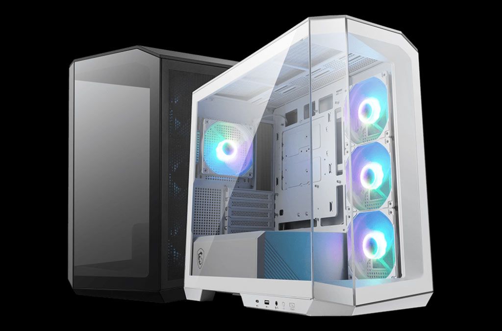 New MSI case combines fish tank style design and back plug ...