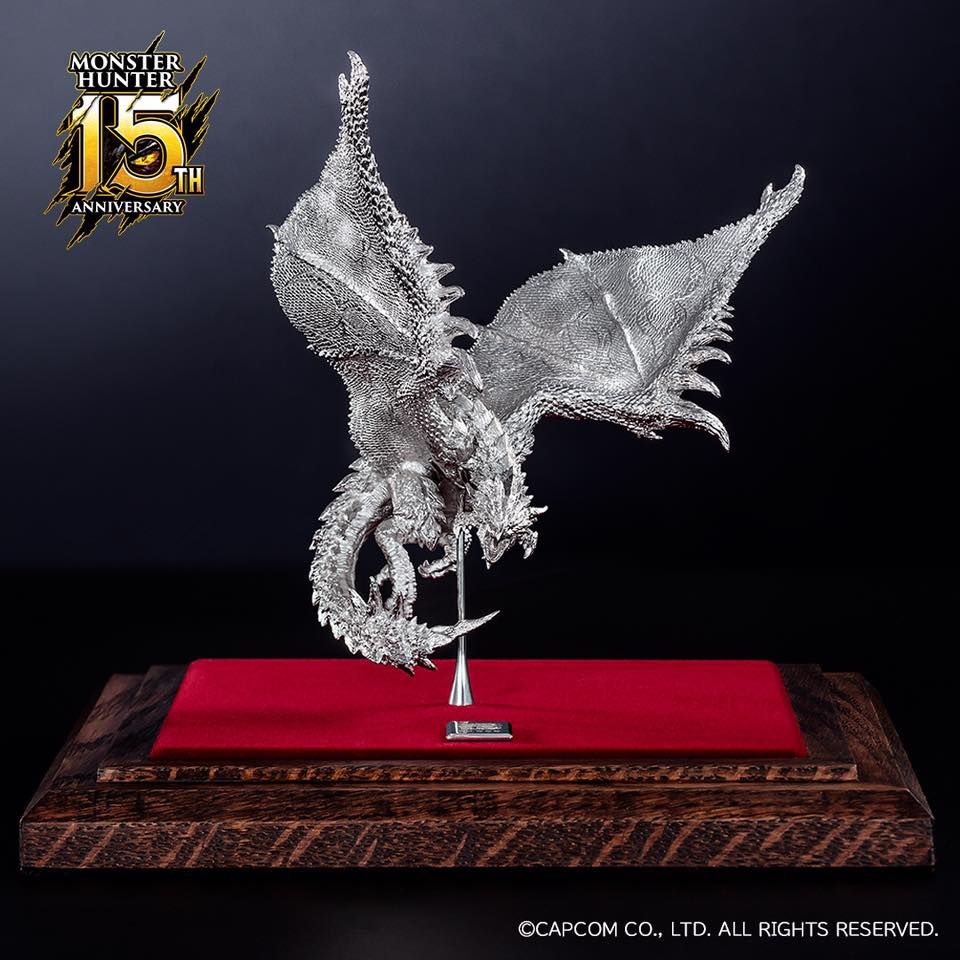 This solid gold Monster Hunter statue is officially licensed and costs ...