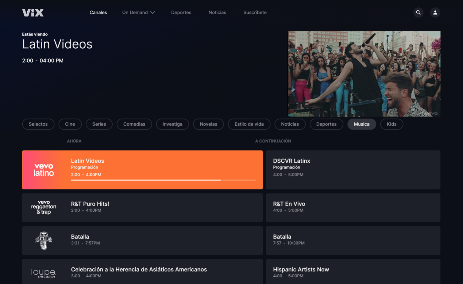 TelevisaUnivision’s ViX Adds Vevo Music Video Channels | Next TV