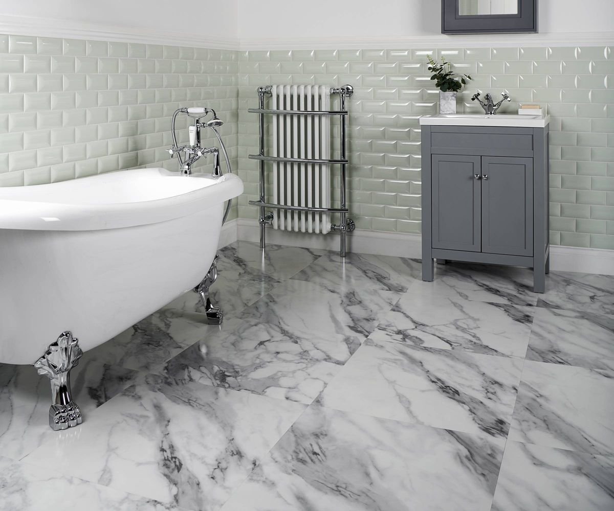 Bathroom vinyl flooring ideas for a low-maintenance space | Homebuilding