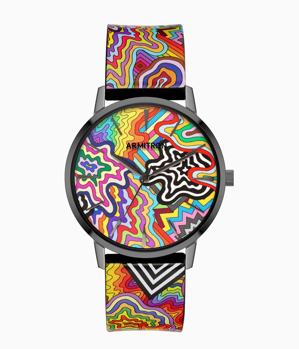 Jen Stark partners with Armitron on colourful watches | Wallpaper*