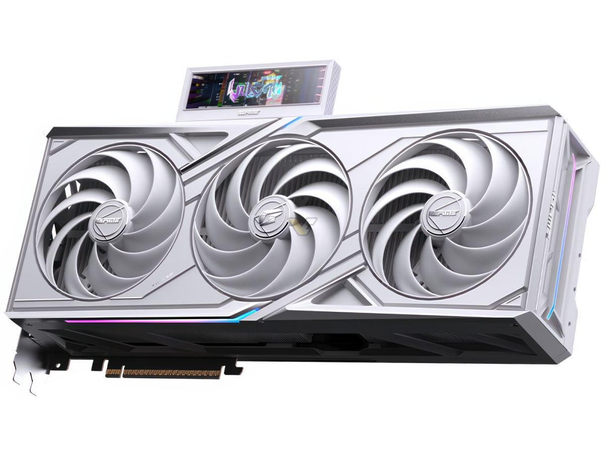 Colorful announces a white, quad-fan variant of the iGame Vulcan RTX ...