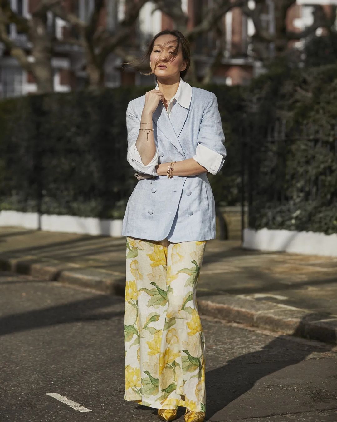 How To Style The Baby Blue Trend | Marie Claire UK