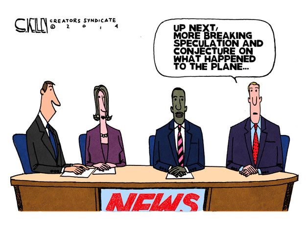 Editorial cartoon missing Malaysia flight | The Week