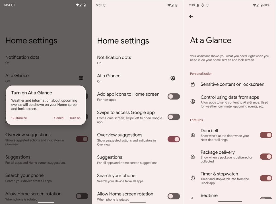 How to enable the new Google At A Glance widget features | Android Central