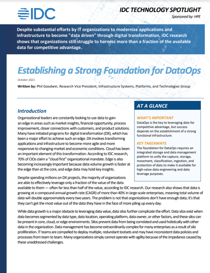 Establishing a strong foundation for DataOps | IT Pro