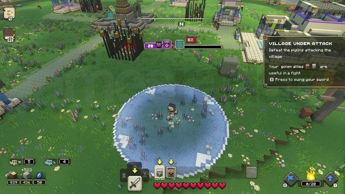 How to control mobs in Minecraft Legends | GamesRadar+