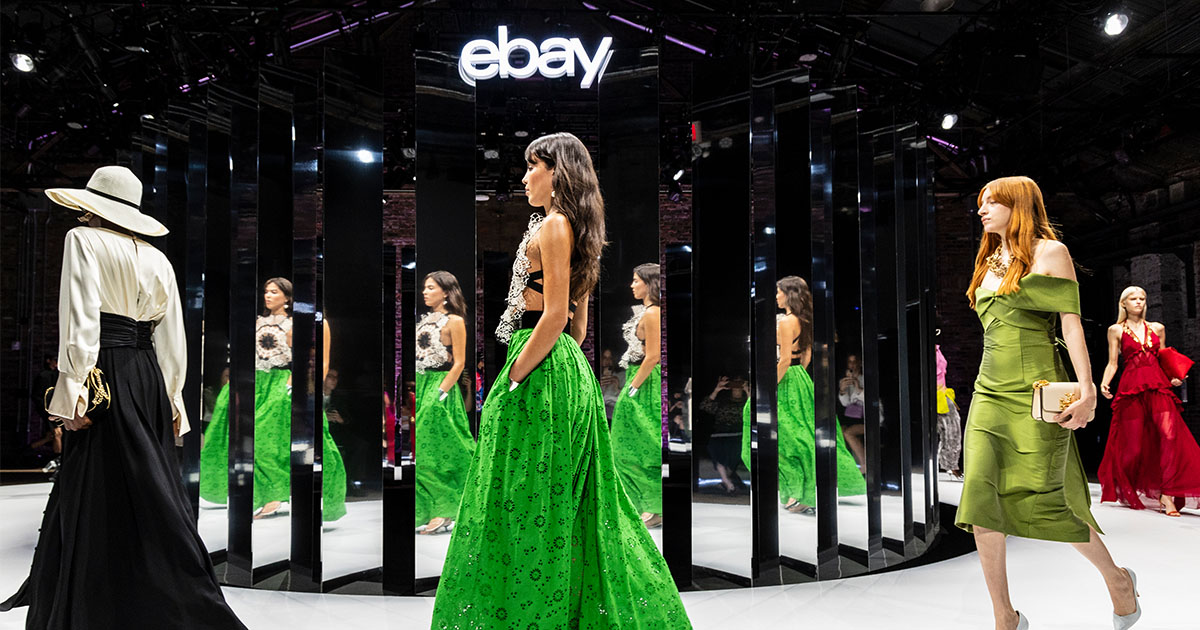 eBay brings pre-loved to London Fashion Week | Marie Claire UK