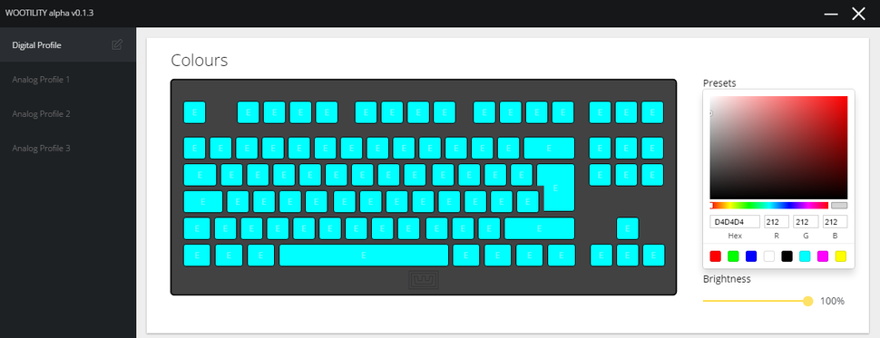Wooting One: Software & Lighting Controls