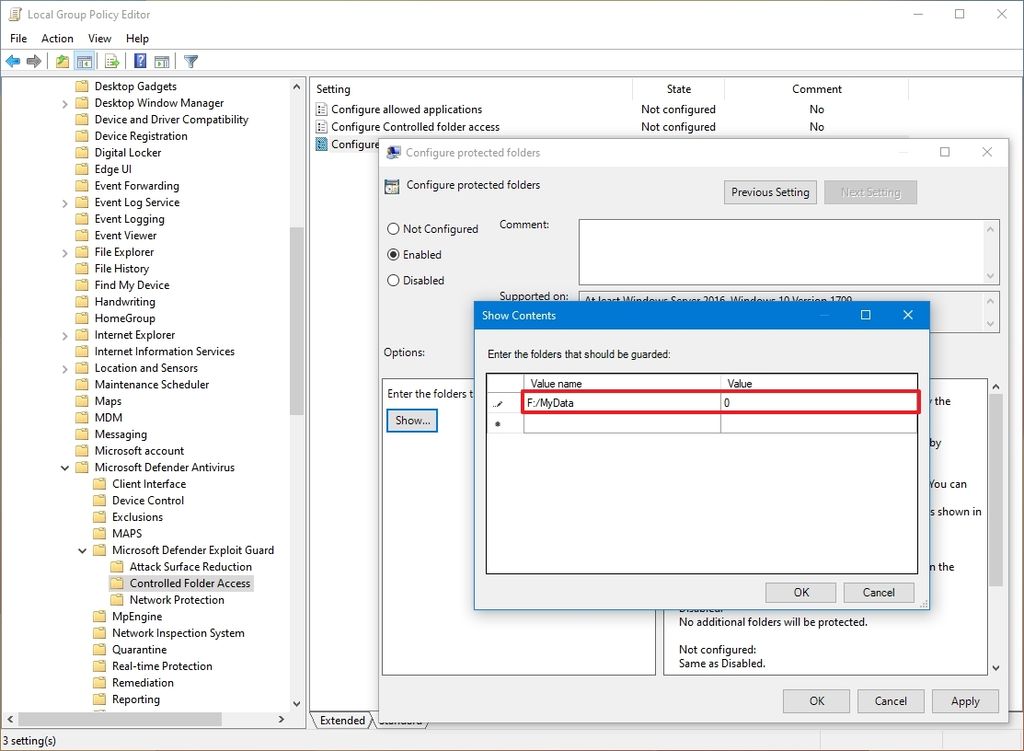 How to enable Controlled folder access to protect data from ransomware on Windows 10 | Windows ...