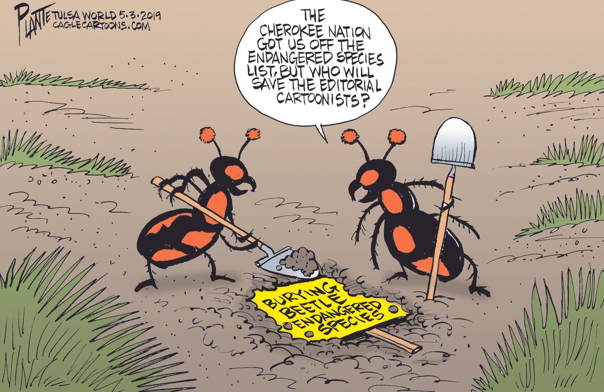 Editorial Cartoon U.S. Endangered species | The Week