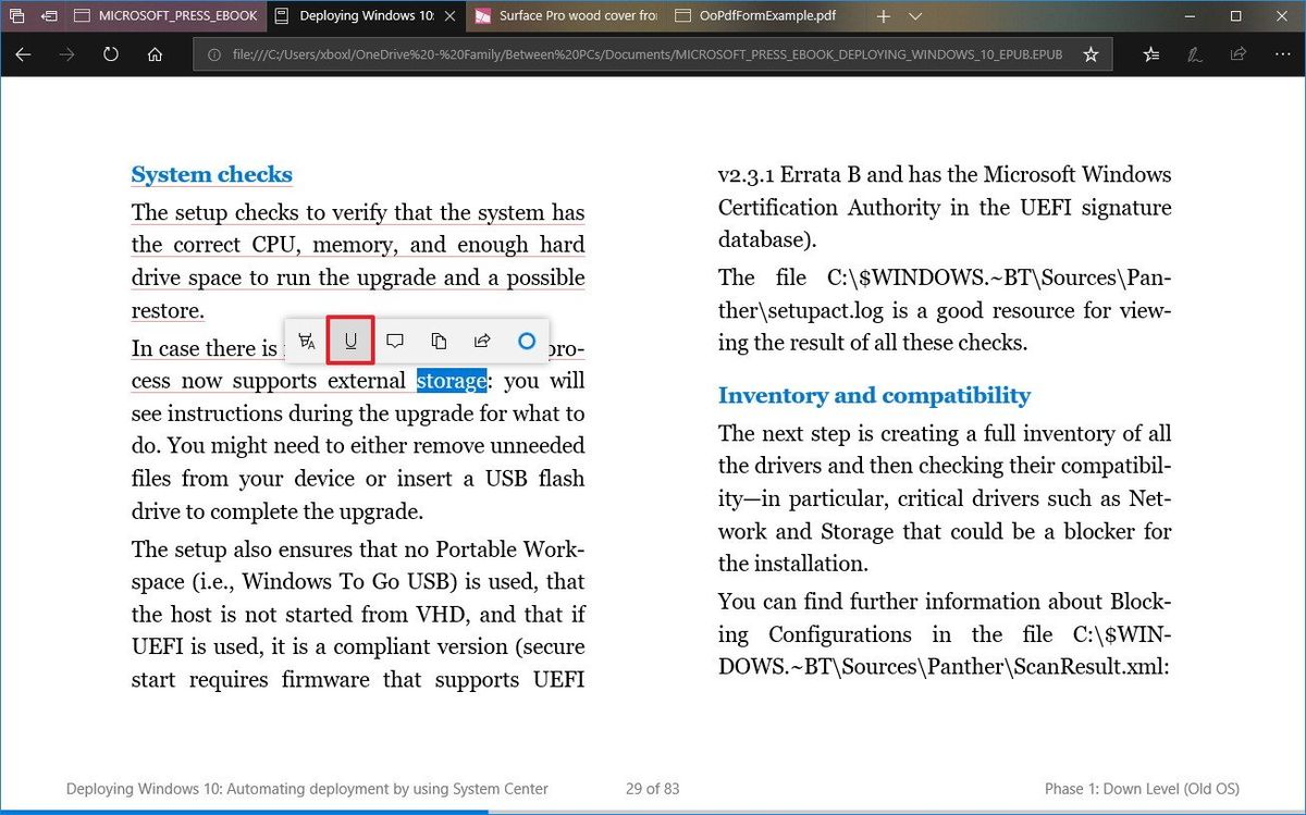 How to use Microsoft Edge's reading features in Windows 10 April 2018 ...
