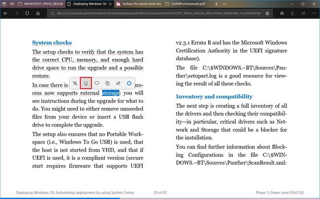 How to use Microsoft Edge's reading features in Windows 10 April 2018 ...