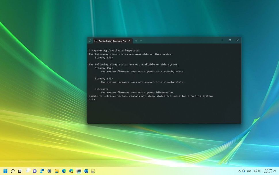 How to check your computer's supported power features on Windows 11 ...
