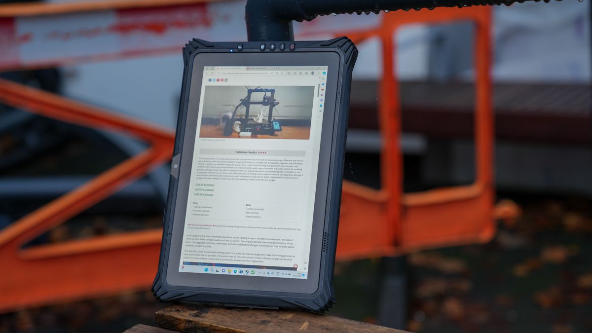 IRT09J Rugged Windows Tablet Rugged Tablet review | TechRadar