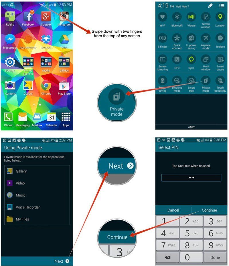 How to use Private Mode on the Samsung Galaxy S5 | Android Central