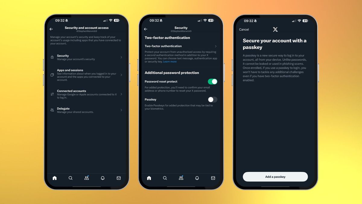 X now supports Passkeys as login option globally on iOS — here's how to ...