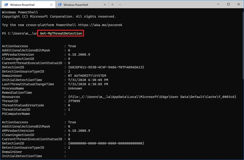 How to view malware history in Microsoft Defender Antivirus on Windows ...