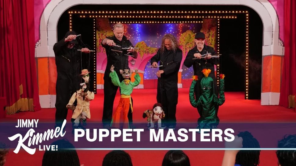 Watch Metallica try to master puppets in this hilarious Jimmy Kimmel ...