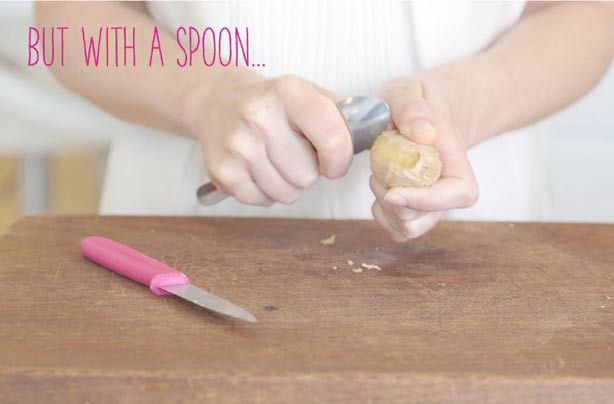 How to peel ginger in seconds - without any waste | GoodtoKnow
