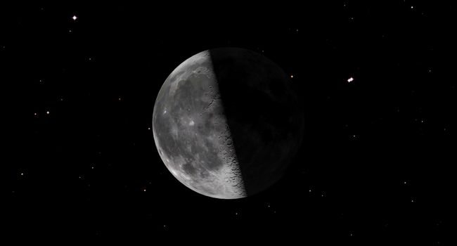 Stay up late and see the half-lit moon in its last quarter phase July 8 ...