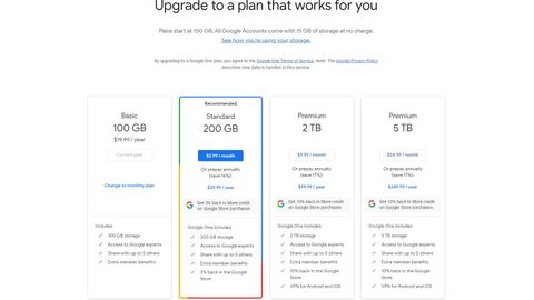 Google One review | TechRadar