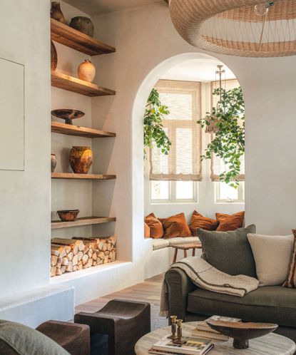 Giada De Laurentiis brings neutrals alive in her living room | Homes ...