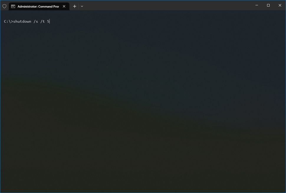 How To Use Shutdown Command Tool On Windows 10 Windows Central