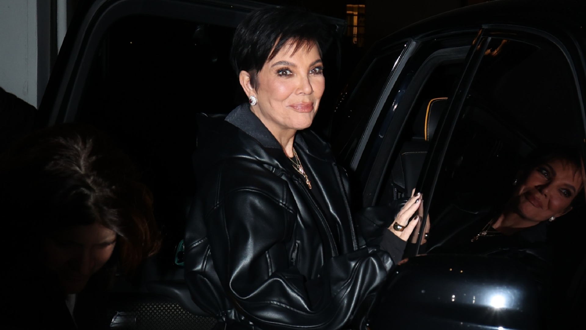 Kris Jenner in a Leather Khy Outfit Is Peak Momager | Marie Claire