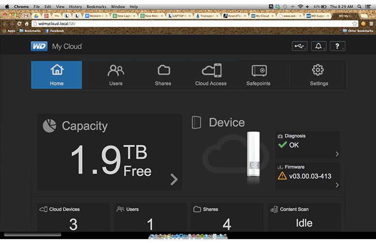 Western Digital My Cloud 2TB Review - Wi-Fi NAS Storage - LAPTOP ...