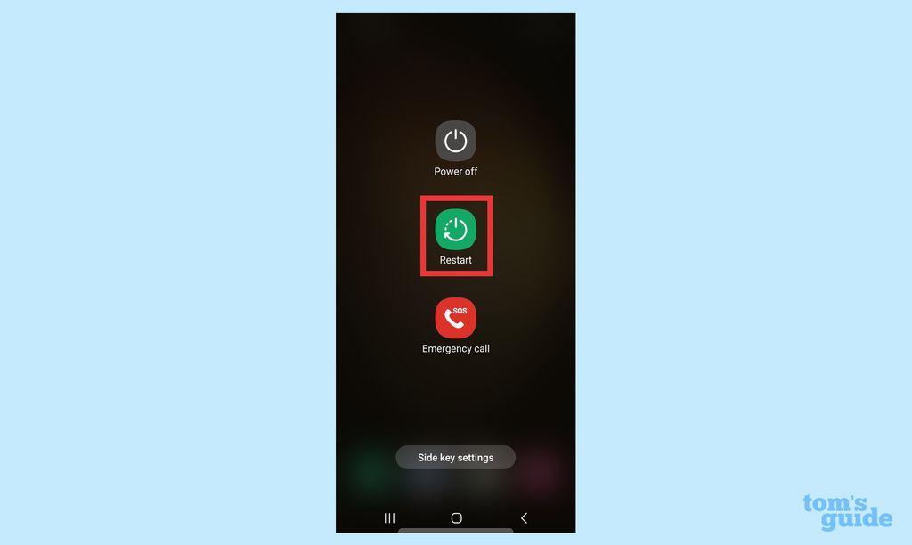 How to restart the Samsung Galaxy S23 | Tom's Guide