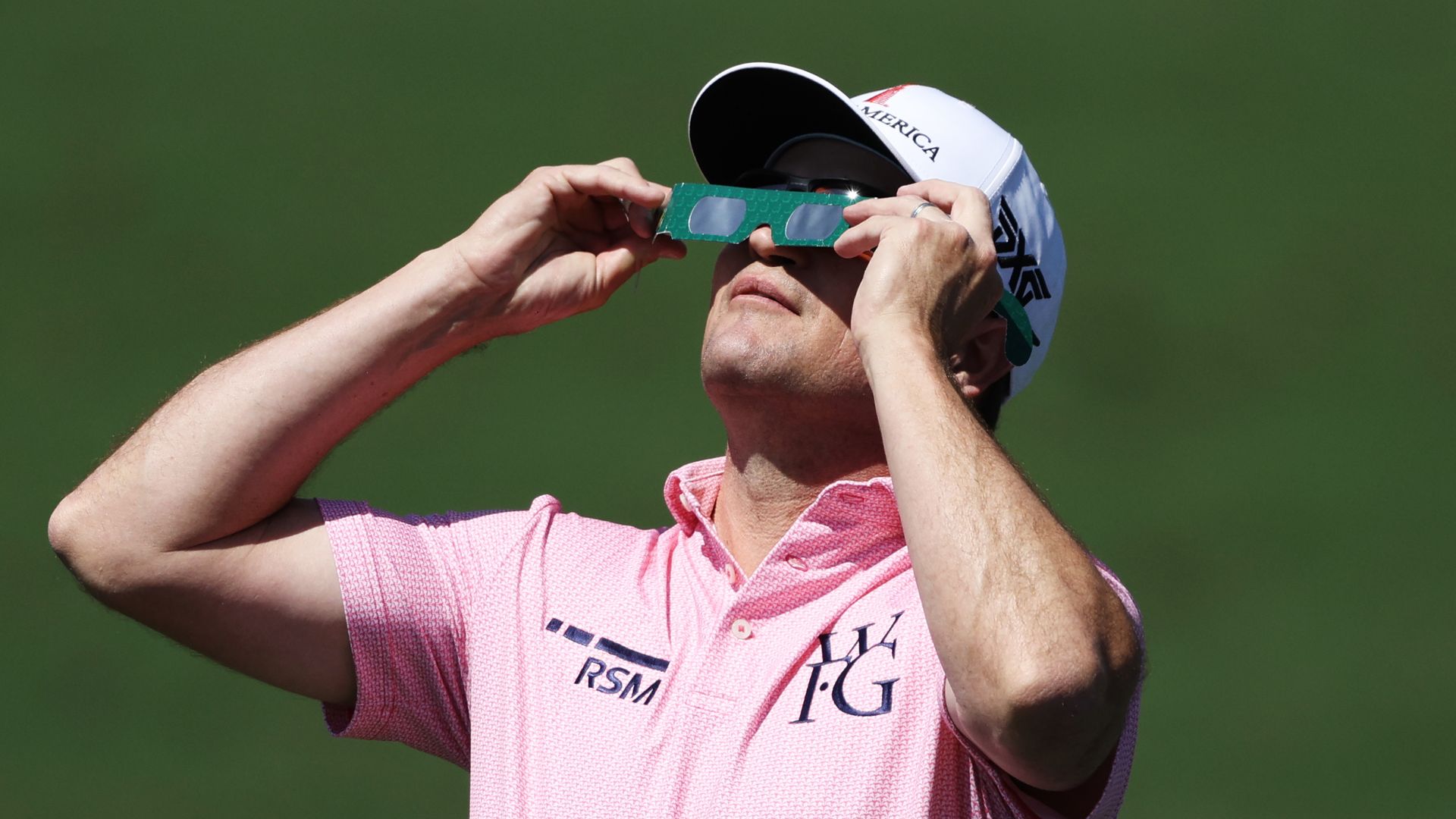 Players And Patrons Wear Special Masters Glasses In Augusta National ...