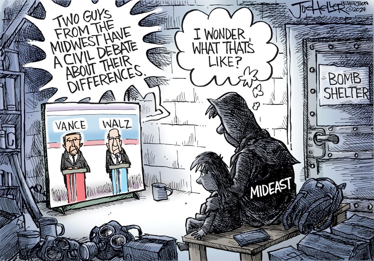 5 fact-checked cartoons about the VP debate | The Week