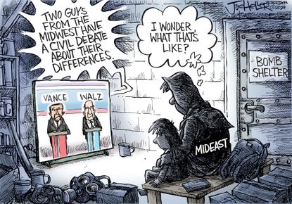 5 fact-checked cartoons about the VP debate | The Week