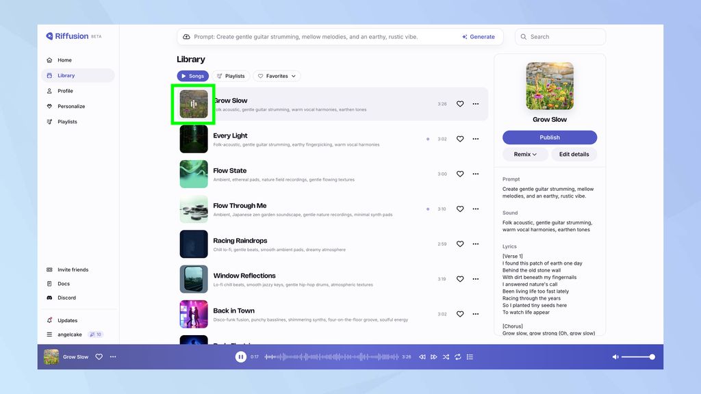 How to use Riffusion AI to make your own music | Tom's Guide