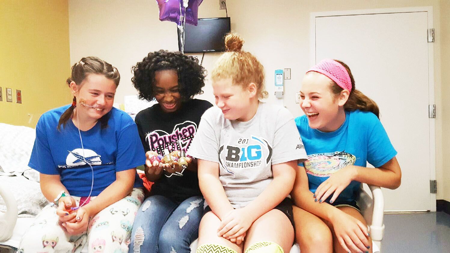 Polished Girlz Gives Hospital Patients Manicures - Beauty Treatments ...