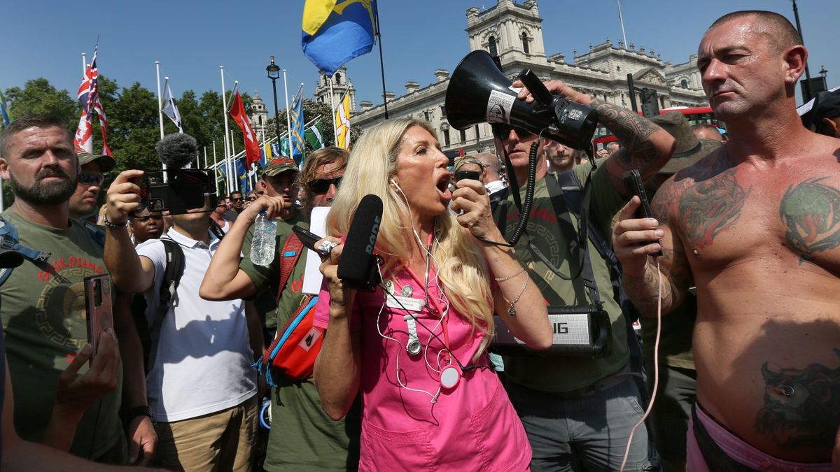 Who is Kate Shemirani? Anti-vaxxer speech investigated over ‘Nuremberg ...