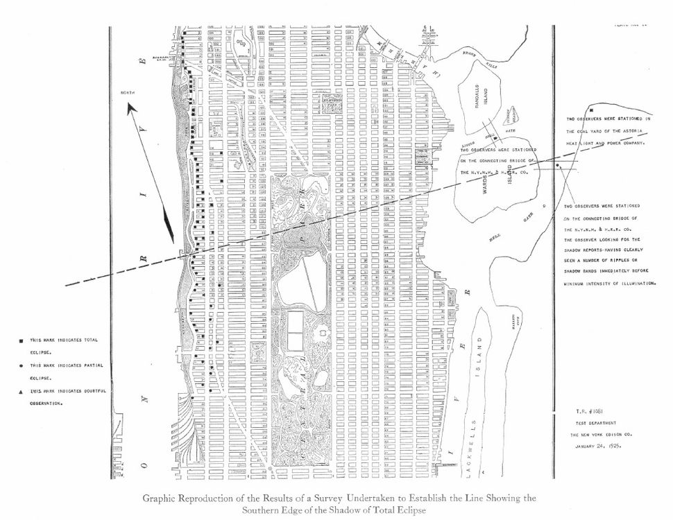 In 1925, Observers Lined Manhattan to Measure the Total Solar Eclipse ...