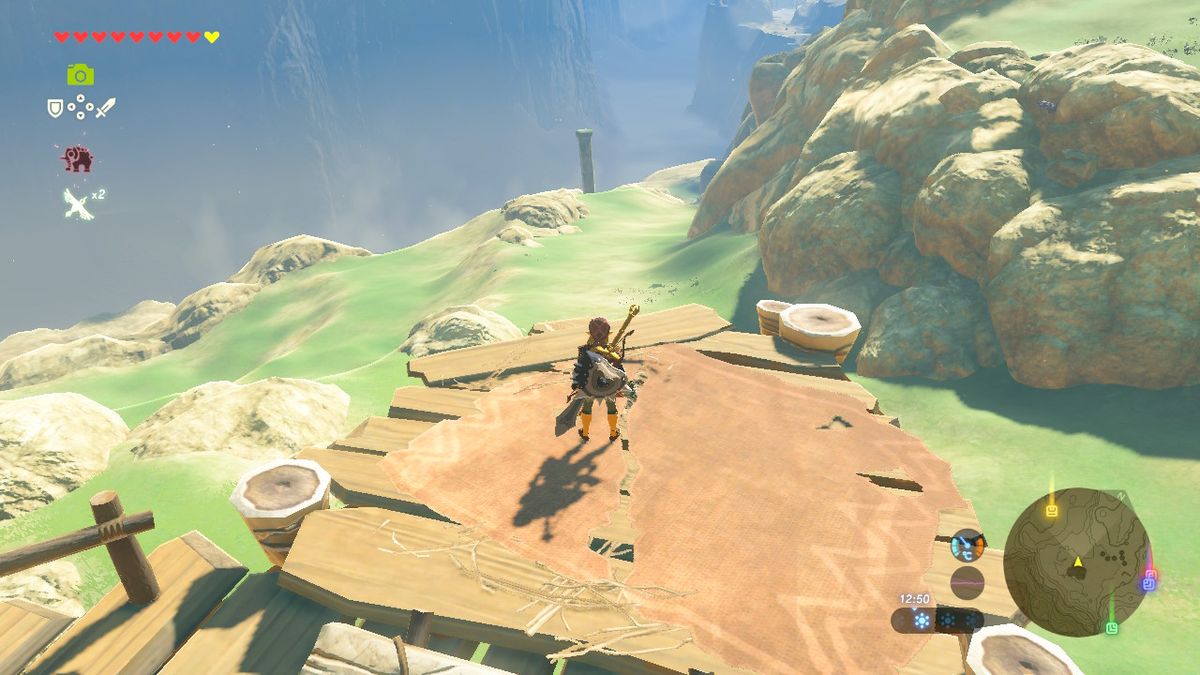 Legend of Zelda: Breath of the Wild: Shrine solutions: Tabantha Tower ...