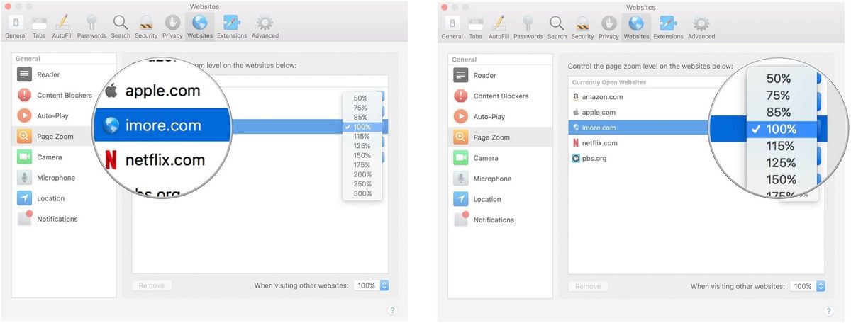 How to customize website options for Safari on Mac | iMore