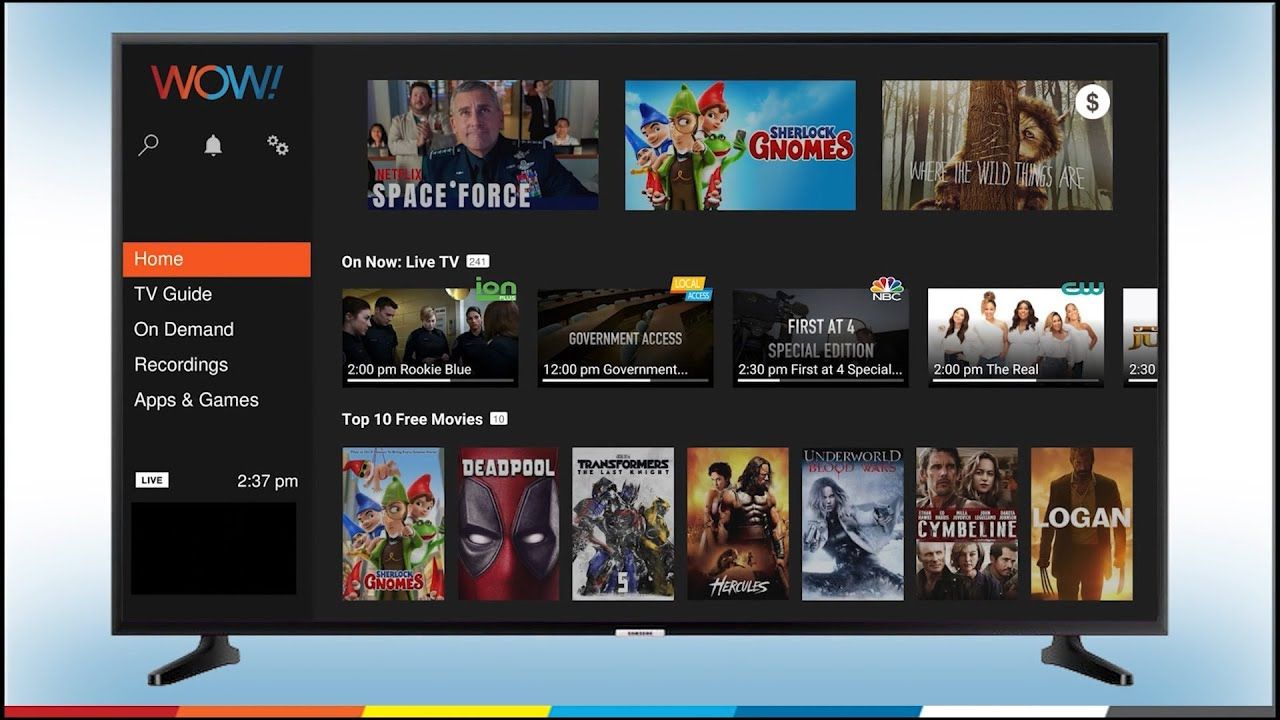 WOW! tv+ Now Available in 95% of Footprint, Cable Operator Says | Next TV