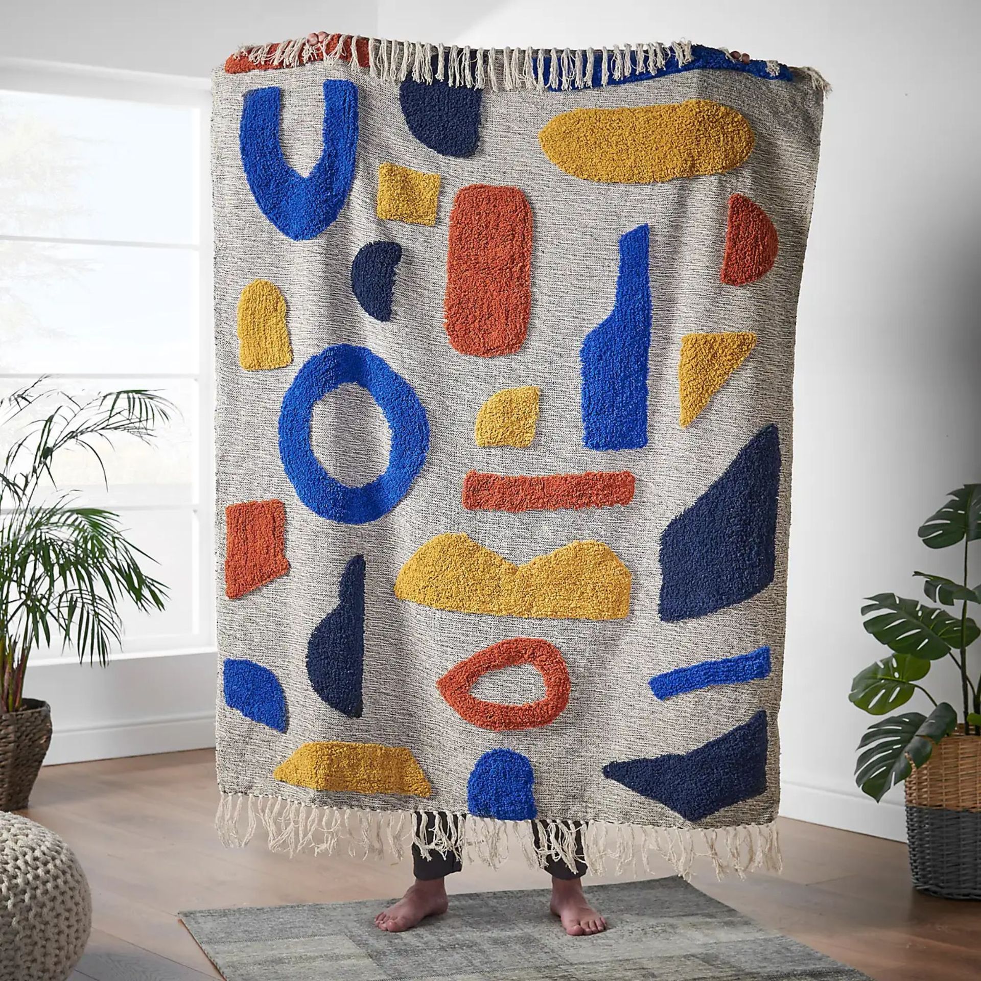 Dunelm's new statement throw is luxury on a budget | Ideal Home